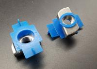 China Factory Electrical Galvanized Blue Plastic Wing Solar Spring Nuts for sale