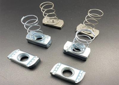 China Custom 3/8'' Thread Zinc Plated Channel Spring Nuts for sale