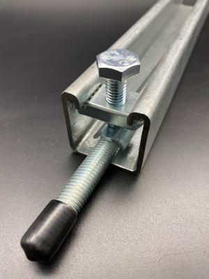 China Carbon Steel M10 M12 Unistrut Seismic Hinge Thread Rod Stiffener for sale