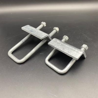 China Malleable Iron Zinc Plated U Bolt Beam Clamps for Unistrut for sale