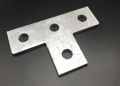China Galvanized Steel Channel T-shape Flat Plate Fitting for sale