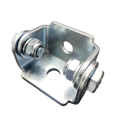China Strut Fitting Brackets Zinc Plated Hinge Clamps for sale