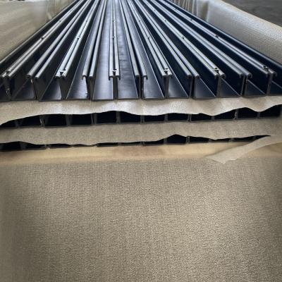 China Fabricante Capa de polvo de lado a lado con canal de apoyo negro en venta