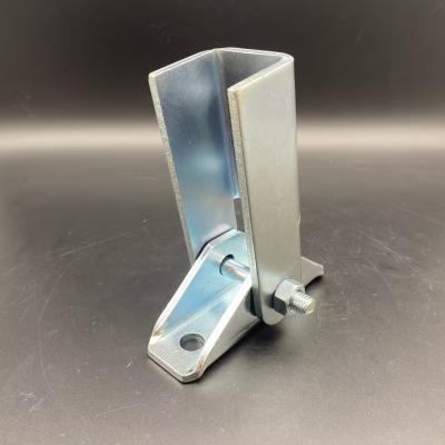 China Unistrut Fitting Electrical Galvanized Adjustable Brace Fitting for sale