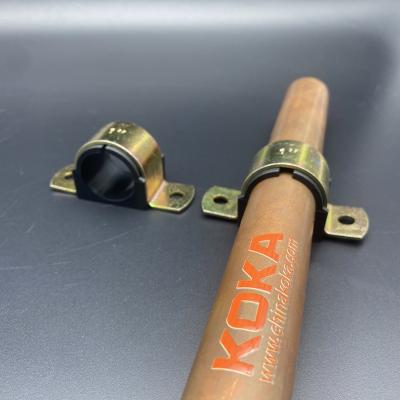 China Clamparas de almohadón Omega de zinc de oro en venta