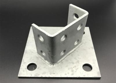 China Carbon Steel Custom Channel Post Base Brackets for sale