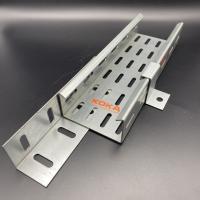 China Cable Support System Electrical Galvanized Slotted Cable Trays for sale