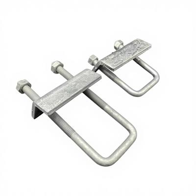 China Malleable Iron Unistrut U Bolt Beam Clamps for sale