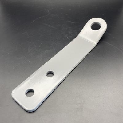 China Customized Powder Coated Steel Slotted Hardware Stamping Parts for sale
