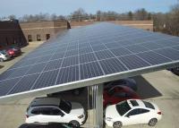 China Gi PV 25 Degree Solar Panel Mounting Structure Ground 150KM H Wind Load for sale