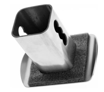 China Polished Stainless Steel Blank Trailer Metal Hitch Tube Cover Fits 2