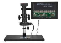 China Industry 16MP HDMI PCB Optical Video Digital Microscope 10 Inch LCD Screen 12.6X-81X for sale