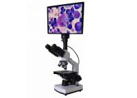 China LCD Trinocular Microscope 40X-400X WF10X Plan Achromatic Objective LED Illumination for sale
