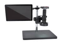 China Digital Microscope Camera 10X-180X C-Mount Lens 21MP for PCB Soldering Inspection for sale