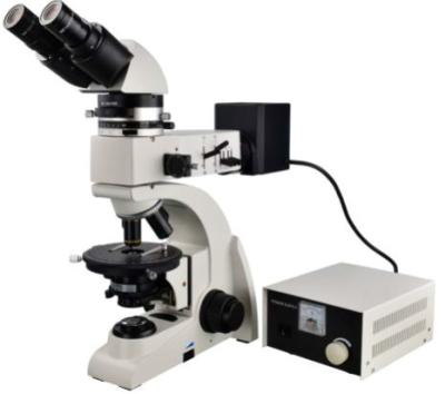 China 60X 800X Optical Polarizing Microscope Binocular Metallurgical Materials Science for sale