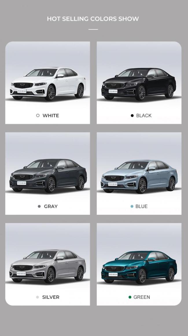 GEELY Xingrui DCT 2.0T Gas Powered Car Sedan Motor Vehicle 5