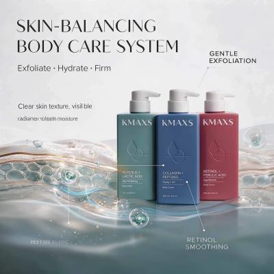 China Private Label Exfoliating body Wash Collagen Retinol Lotion Even Tone Care for sale