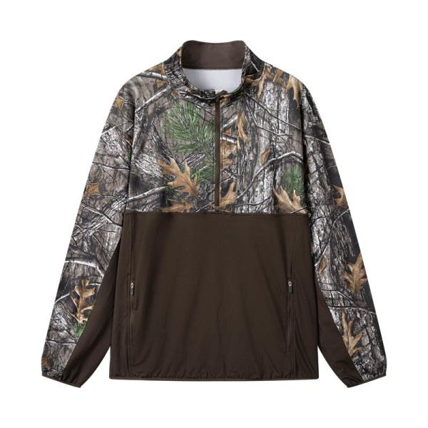 Quality Lightweight Wind-resistant Quick-dry Camo Hunting Jacket for Outdoor Layering for sale