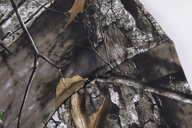 Detail shot of zippered hand pockets and elastic cuffs