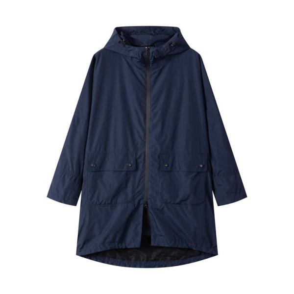 Quality Navy Water-repellent Wind-resistant Lightweight Rain Coat for Outdoor Activities for sale