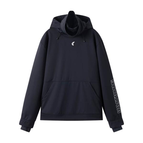 Quality Men's Wind-Resistant Softshell Hoodie with Warm Fleece-Lined Interior and High-Neck Hood for Outdoor Activities for sale