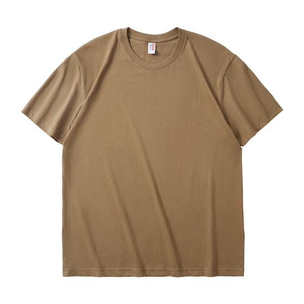 Quality Men's Heavyweight Crewneck T-Shirt - Premium Cotton, Relaxed Fit, Solid Color Basics for sale