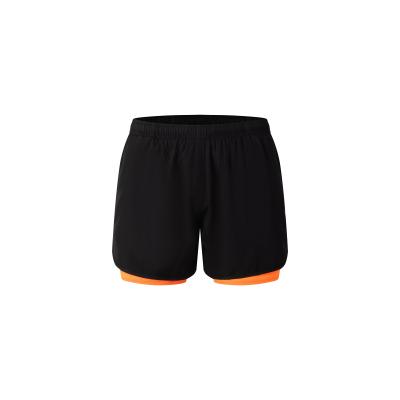 China Men's 2 in 1 Running Shorts with Zipper Pocket for Active Wear for sale