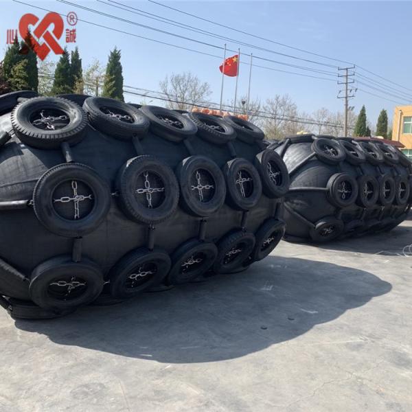 Marine Floating Bumper Tyre & Chain Yokohama Fenders for Ship-to-Ship