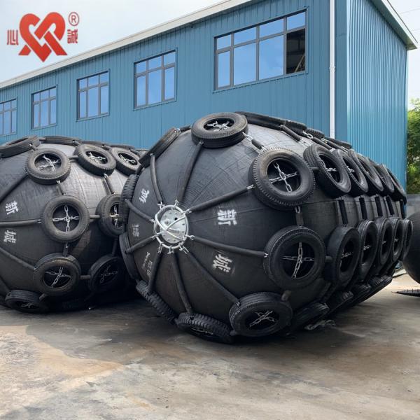 Marine Floating Bumper Tyre & Chain Yokohama Fenders for Ship-to-Ship