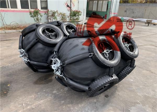 Marine Floating Bumper Tyre & Chain Yokohama Fenders for Ship-to-Ship