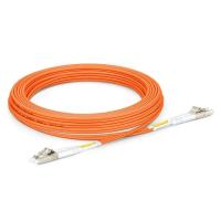 China OM1 LC/UPC to LC/UPC Duplex Multimode Fiber Optic Patch Cord 62.5/125μm for sale