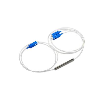 China Low Reflection Loss Fiber Optic Splitter 1x2 For Fiber Communication Fiber Sensing for sale