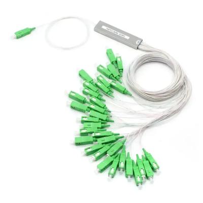 China 1x32 Optical Fiber PLC Splitter 32 Channel  For FTTH FTTx Fiber Sensing / Optical Testing for sale
