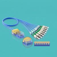 China High Precision PM Fiber Array Unit 1 to 128 Channels Low Insertion Loss 0.5 dB for sale