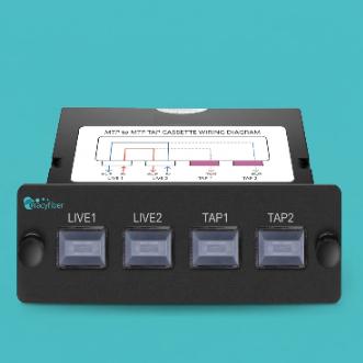 China High Density LGX TAP Monitoring Patch Panels 4CH / 8CH LGX TAP Module for sale