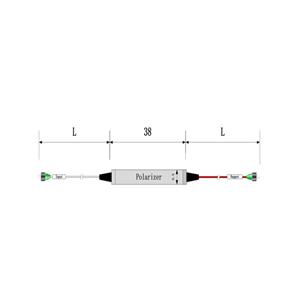 China High Extinction Ratio Polarization Maintaining Fiber Polarizer , PM Fiber Polarizer 1310nm 1550nm for sale