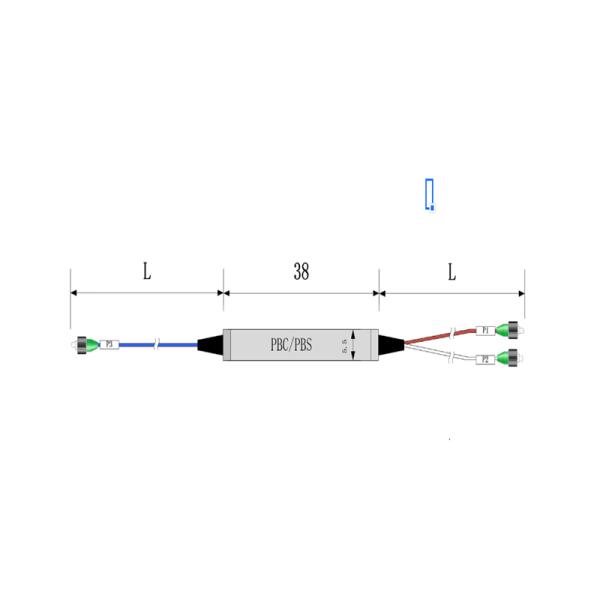 Quality PM PBS/PBC 1×2 High Precision Polarization Maintaining Beam Splitter / Combiner for sale