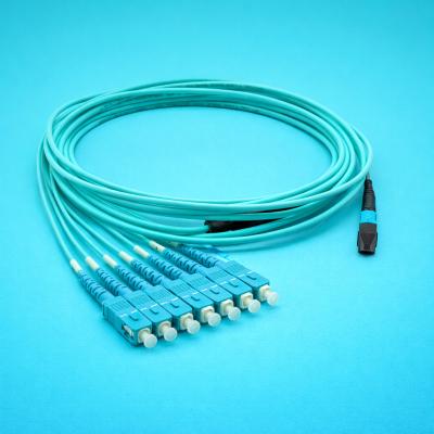 China Pre Terminated High Density Fiber Backbone Cable MPO MTP Trunk Cable for sale