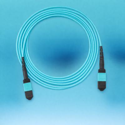 China 40G 100G 400G Network High Density Optical Connectivity No Contact MPO Patch Cord for sale