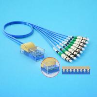 China PM SM Hybrid Fiber Array Unit Polarization Maintaining Single Mode V Groove 127um 250um 500um Pitch for sale