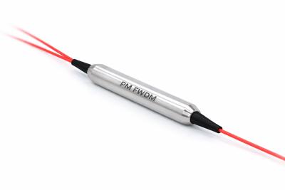 China PM FWDM Device Polarization Maintaining FWDM Filter 1260nm 1620nm Low Insertion Loss High Isolation for sale