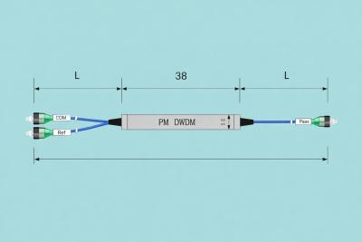 China PM DWDM Dense Wavelength Division Multiplexer 100GHz 200GHz ITU Grid C11-C64 3Port 2CH 4CH 8CH 16CH for sale