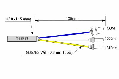 China High Isolation Reflective WDM Wavelength Division Multiplexing 1310nm/1550nm LC/UPC for sale