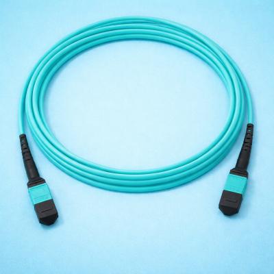 China Data Center No Contact MPO Patch Cord , 40G / 100G / 400G Optical Network Connectivity for sale