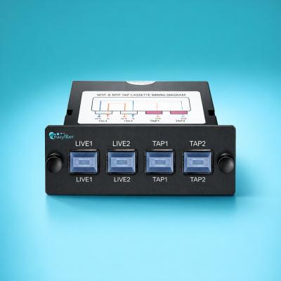 China High Density Tap Module Optical Monitoring Splitter Modules 4CH 8CH For Data Centers for sale