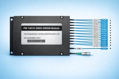 China 16 Channel 200GHz O-Band DWDM Module For PON / CATV / Optical Transmission Systems for sale