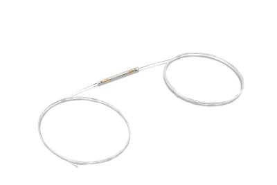 China 1*2 Filter PM Fiber Coupler，Splitting Ratio1/99,Steel Tube type,
PM 1310nm Panda fiber With 0.9mm Hytrel Blue Tube,
fiber Length 1m (with connector) for sale