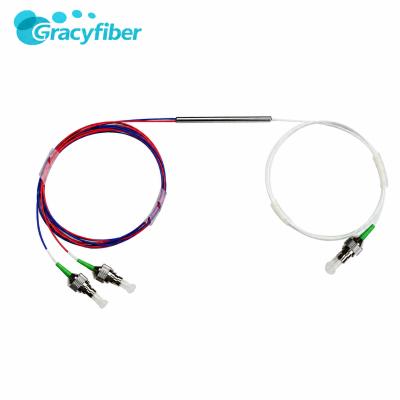 China 1x2 2x2 Fused PM Fiber Coupler 1020nm 50/50 PM Fiber Splitter For Laser System Optical Instrument for sale