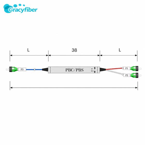 Quality OEM PBS/PBC 1x2 980nm 1030nm 1064nm 1310nm 1480nm 1550nm 1260nm-1620nm for sale