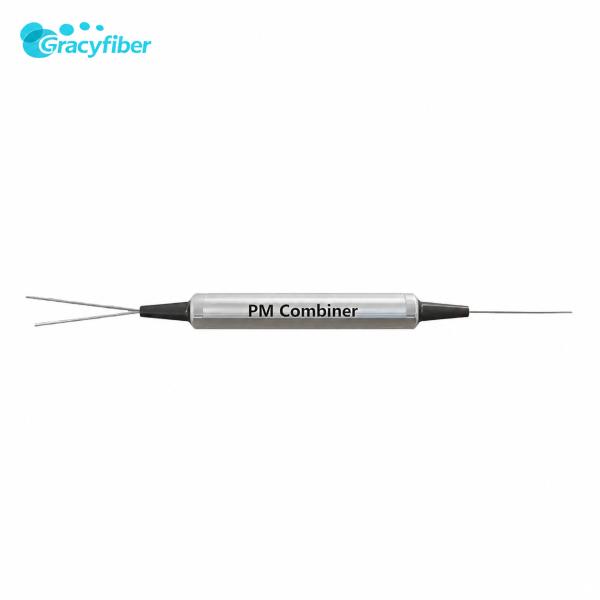 Quality Polarization Maintaining PM Fiber Optic Combiner Low Insertion Loss High Coupling Efficiency for sale
